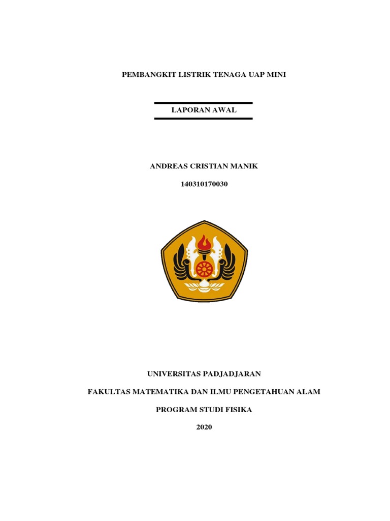 Laporan Awal Praktikum PLTU | PDF | Griya & Taman | Teknologi & Rekayasa