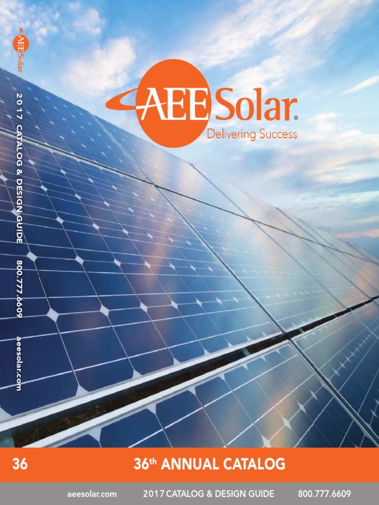 AEESolar Catalog 2017 | Download Free PDF | Photovoltaic System | Power ...