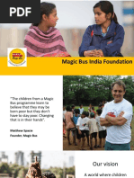 Magic Bus - Organisation Overview | PDF | Literacy | Employment