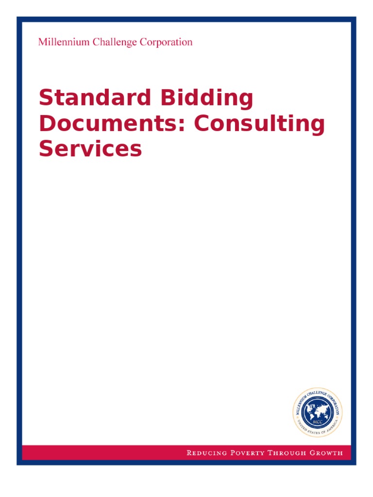 Standard RFP for Consulting Services | PDF | Request For Proposal ...
