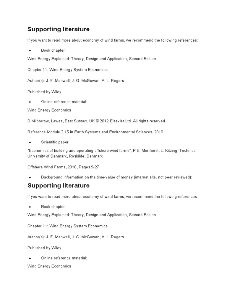 Wind Energy Economics | PDF