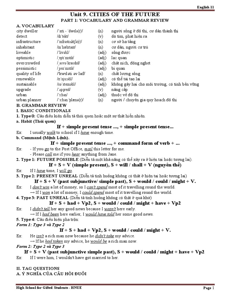 Unit 9 - Practice Test No. 1 | PDF