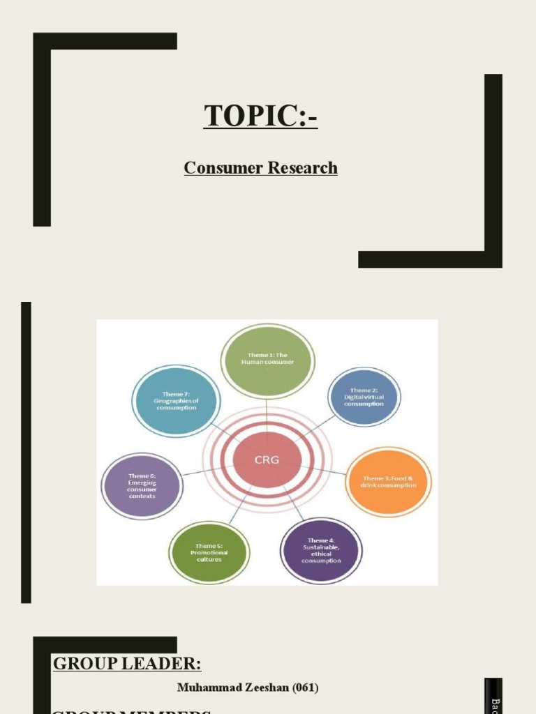 Consumer Research Slides | PDF | Qualitative Research | Marketing Research