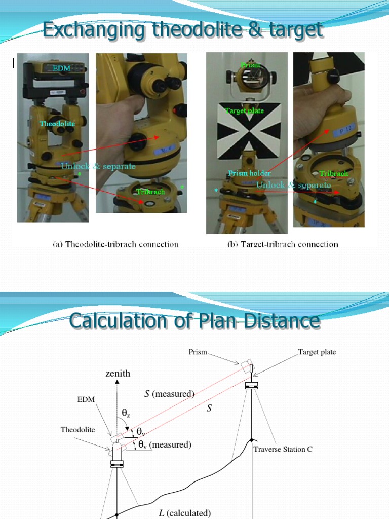 Plan Distance Calculation in Traversing | PDF