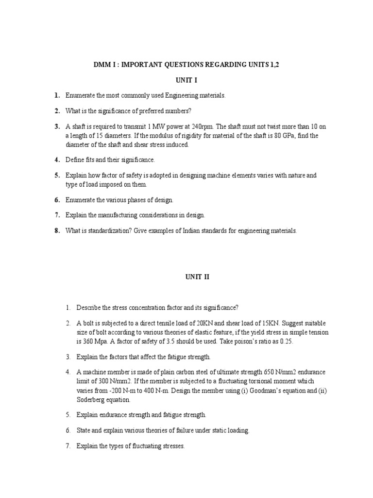 DMM1 Important Questions | PDF