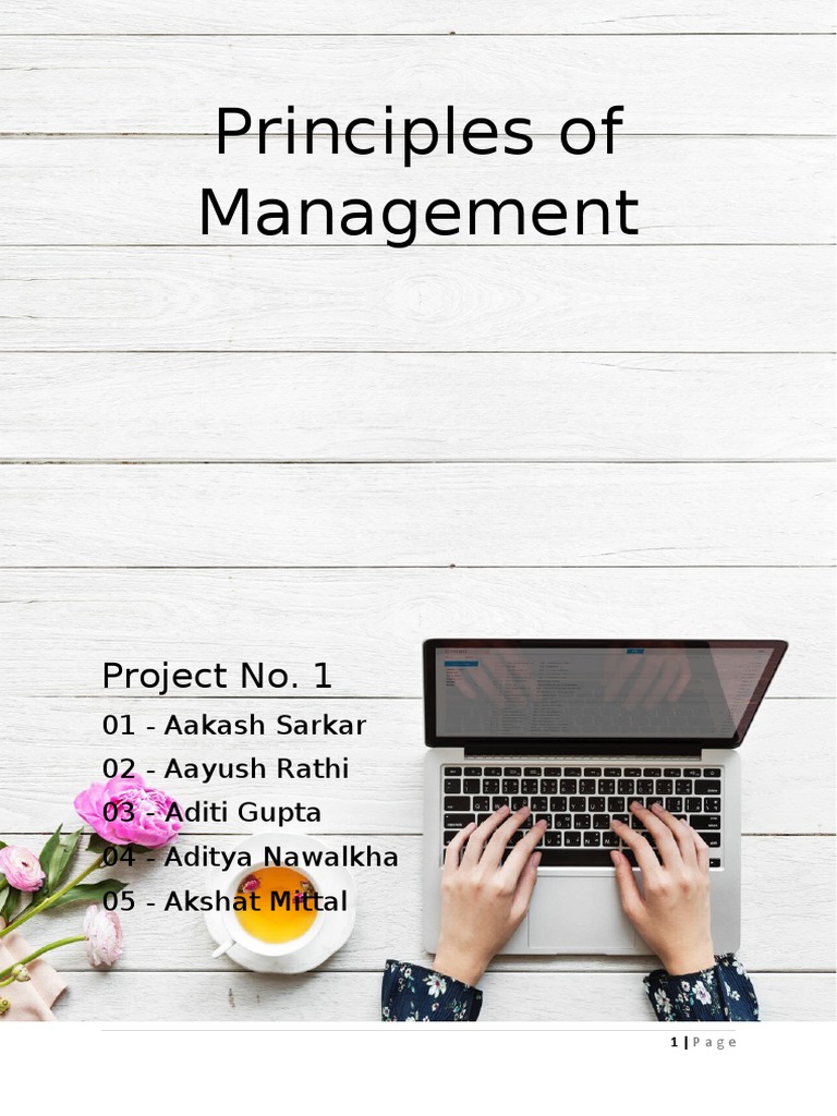 Principles of Management Project | PDF | Human Resources | Employment