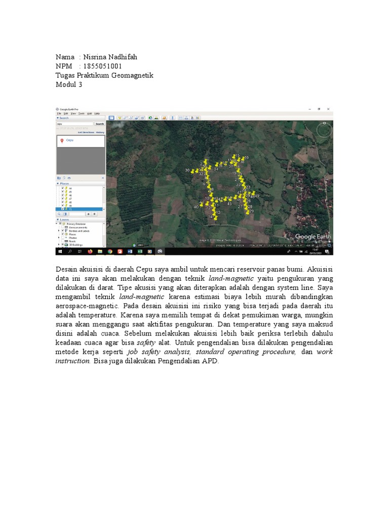 Praktikum Metode Geomagnetik | PDF