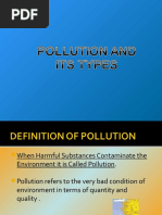 Types of Pollution PPT | PDF | Pollution | Water Pollution