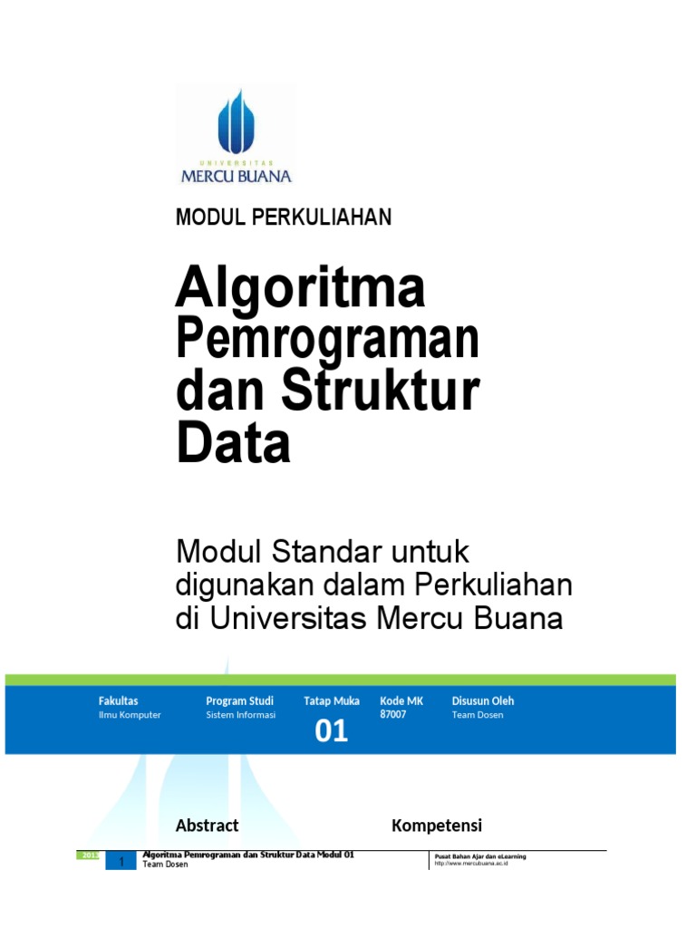 Modul Algoritma Dan Struktur Data | PDF