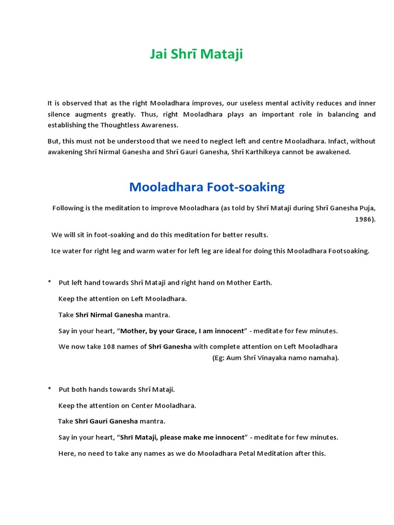 Mooladhar Treatement, Footsoak, Petal, Subpetals PDF | PDF | Hindu ...