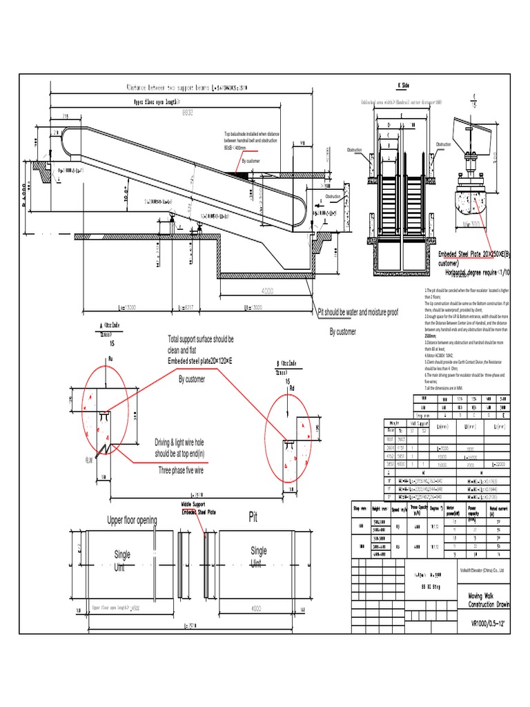 191114-Drawing VR1000-0 5-10-R4000 Sanur Building PDF | PDF | Escalator | Components