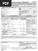 Sample COI | PDF | Liability Insurance | Insurance