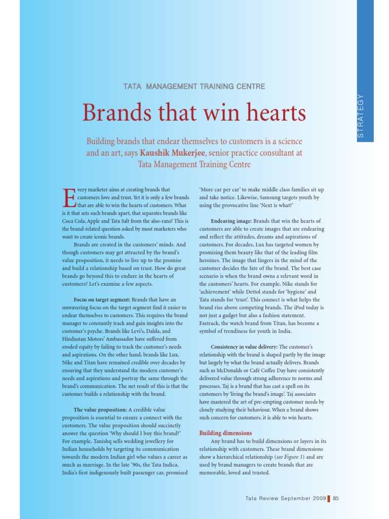Brands That Win Hearts | PDF | Brand | Customer Experience
