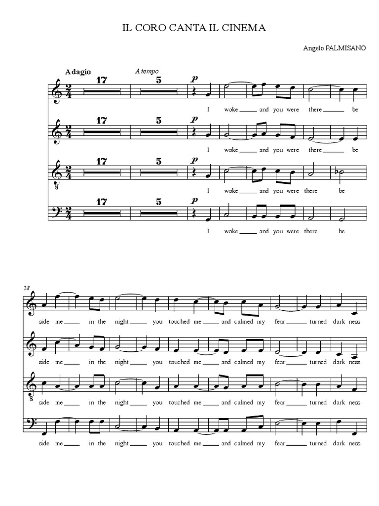 Coro | PDF | Musical Forms | Musical Notation
