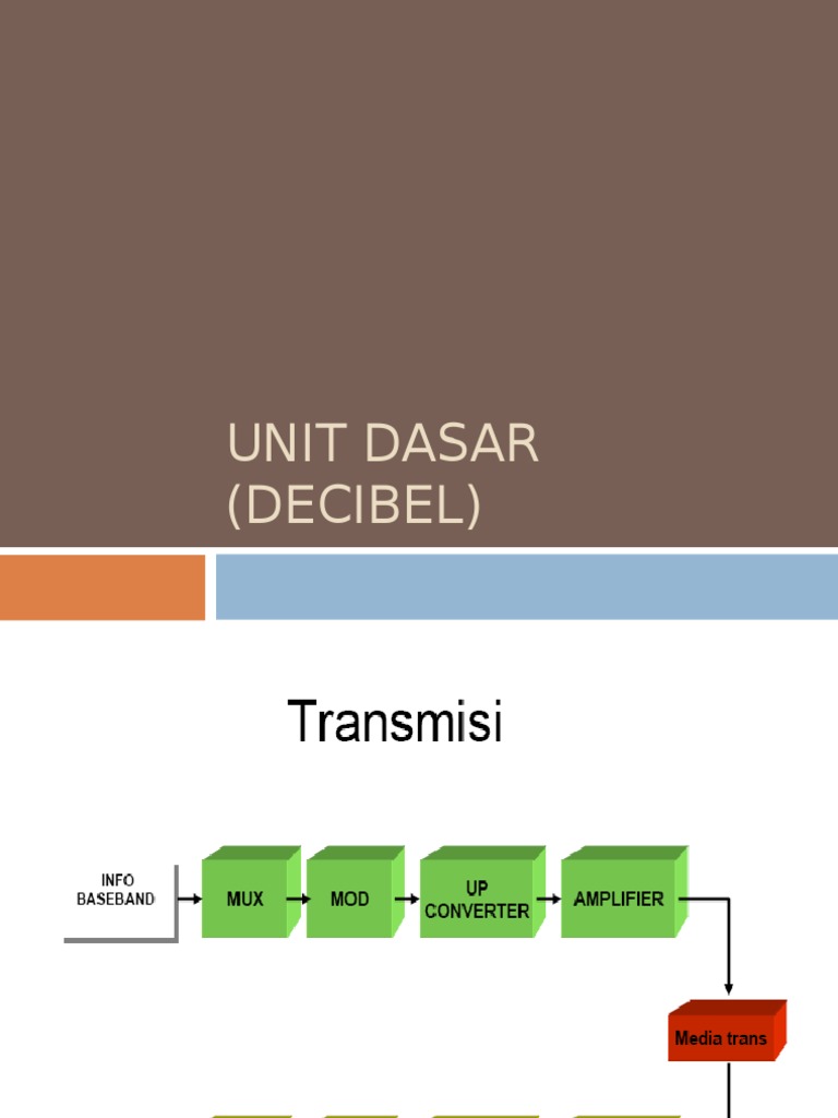 3.perhitungan Decibel | PDF | Decibel | Amplifier