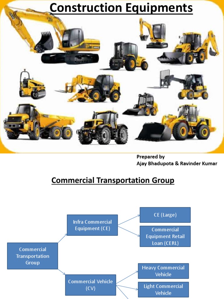 Construction Equipments | PDF | Crane (Machine) | Loader (Equipment)