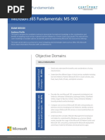 MS900 Practice Assessment | PDF | Cloud Computing | Computer Security