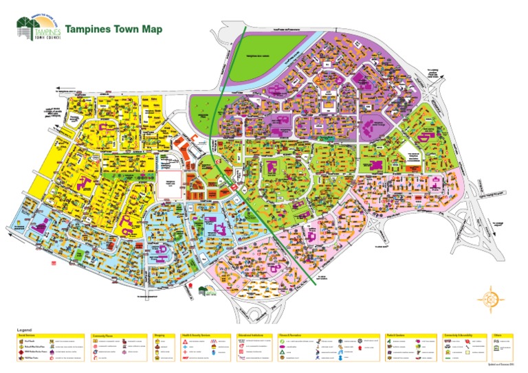 Tampines Town Map PDF | PDF