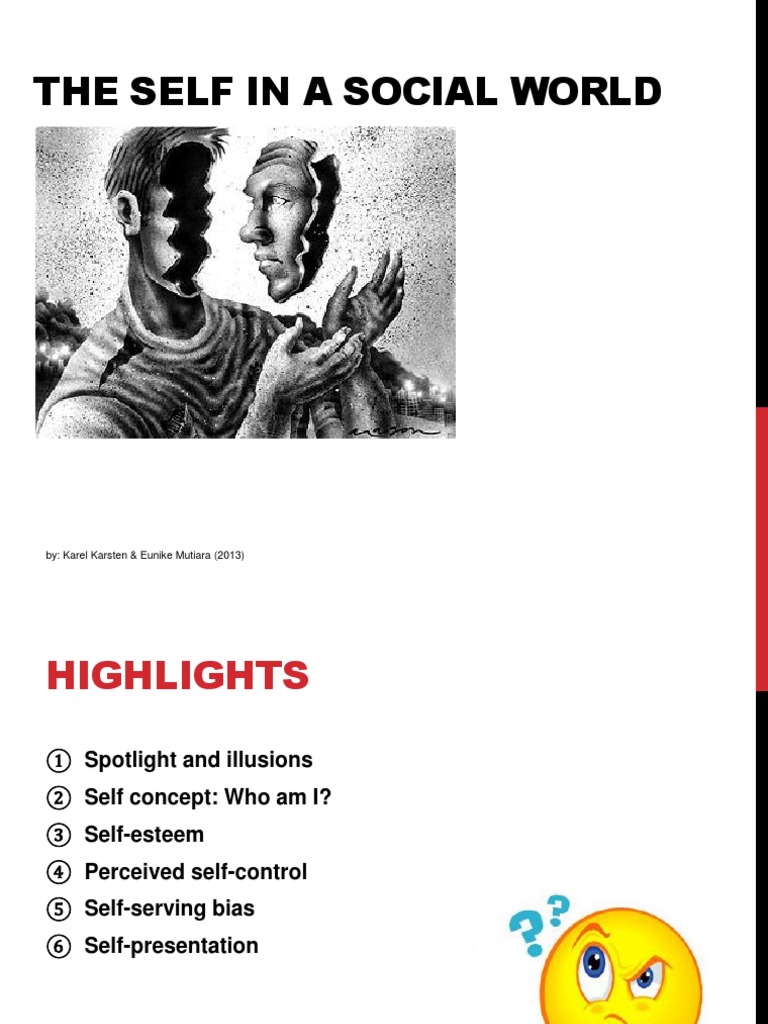The Self in A Social World: By: Karel Karsten & Eunike Mutiara (2013 ...