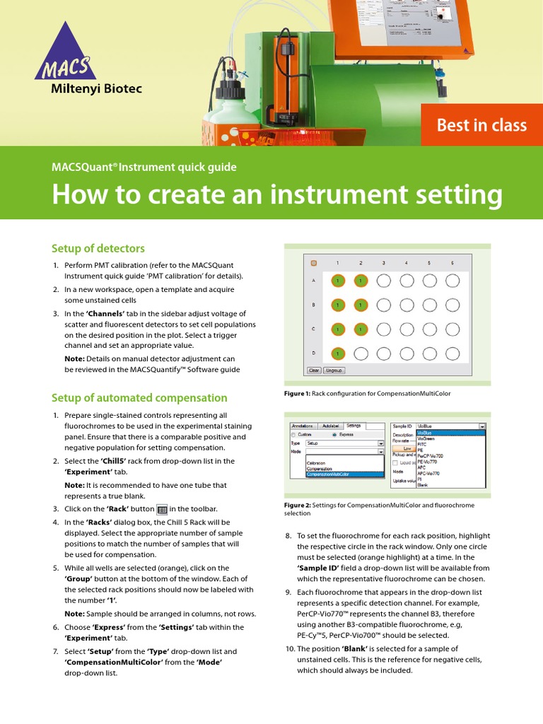 How To Create An Instrument Setting: Best in Class | PDF | Median