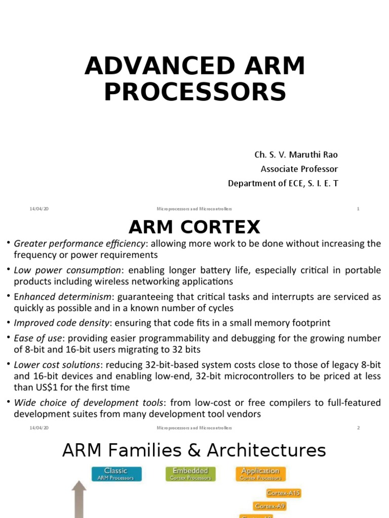 ARM CORTEX - M & OMAP Processors | PDF | Arm Architecture | Digital Signal Processor
