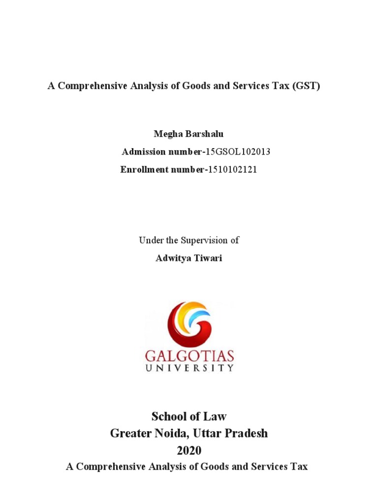 GST - International Taxation | PDF | Taxes | Value Added Tax