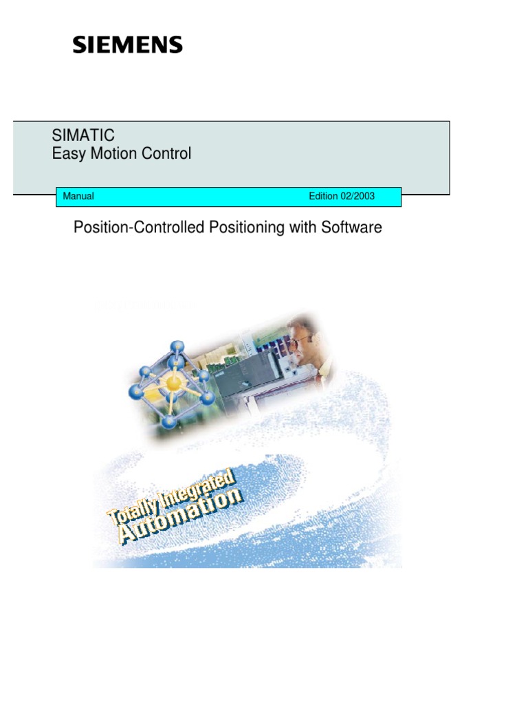 Simatic Easy Motion Control Manual Download Free Pdf Acceleration