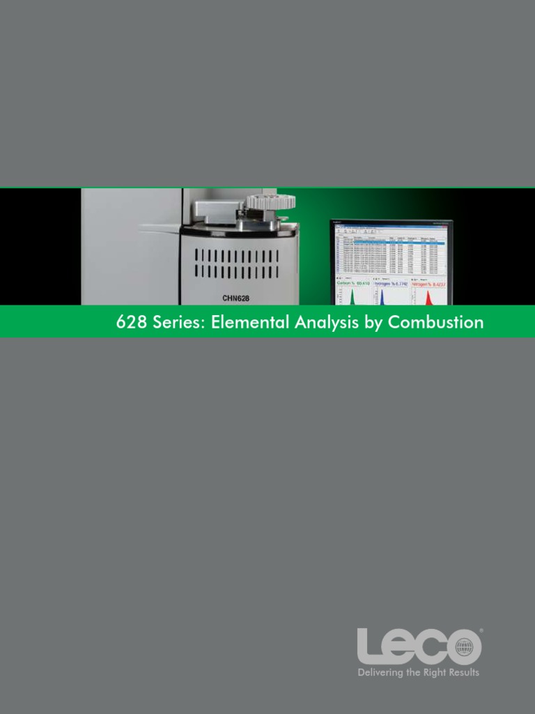 Nitrogen Protein Elemental Analyzer fp628 Series | PDF | Combustion ...