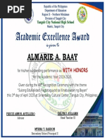 Deped Matatag Graduation Program Cover Editable Template | PDF