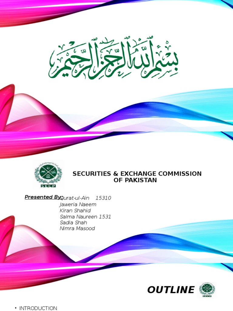 SECP | PDF | Investing | Financial Services