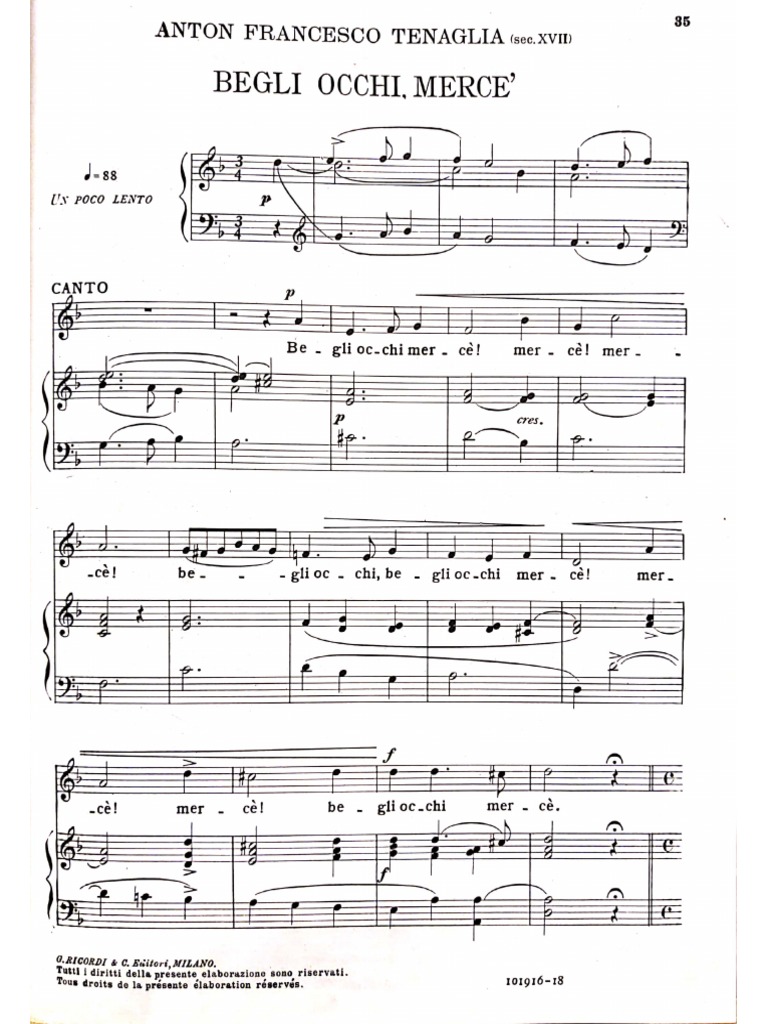 Begli Occhi Merce DM PDF | PDF