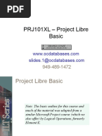 ProjectLibre: First Project Guide | PDF | Overtime | Working Time