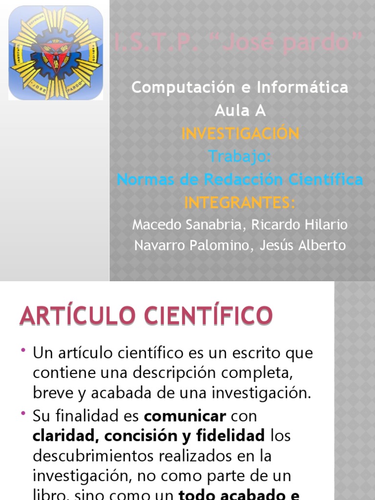 Reglas de Redacción Científica | PDF | Experimentar | Cognición