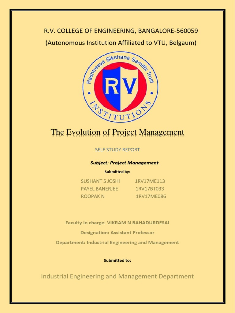 Evolution of Project Management | PDF | Project Management | Agile ...