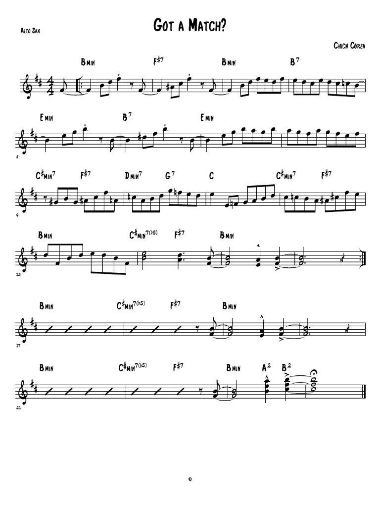 Got A Match (Eb) | PDF