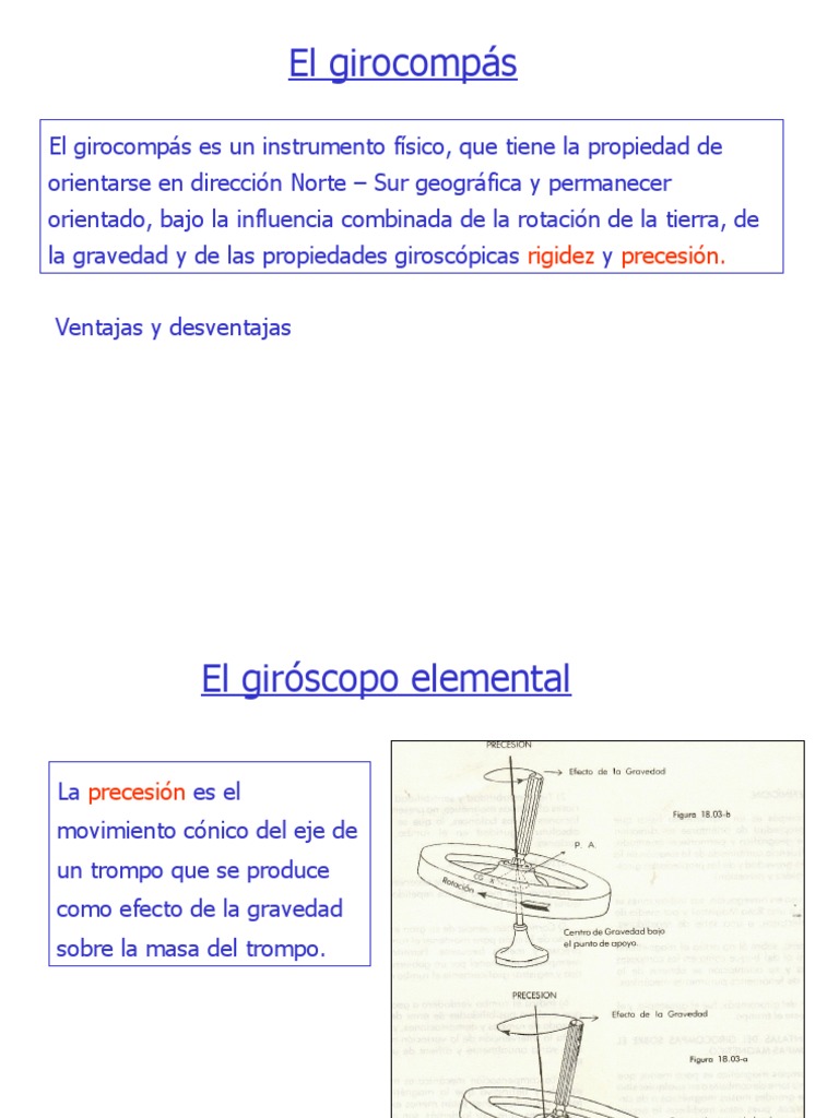 Girocompás 1 | PDF | Giroscopio | Rotación