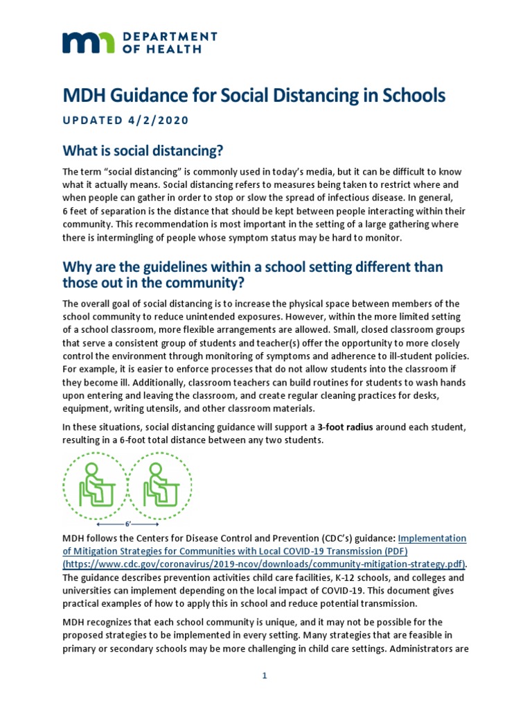 Social Distance | PDF | Classroom | Hand Washing