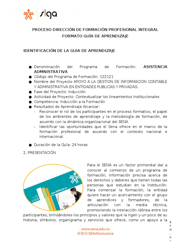 Gfpi-F-019 Guia de Aprendizaje | PDF | Iniciativa empresarial | Aprendizaje