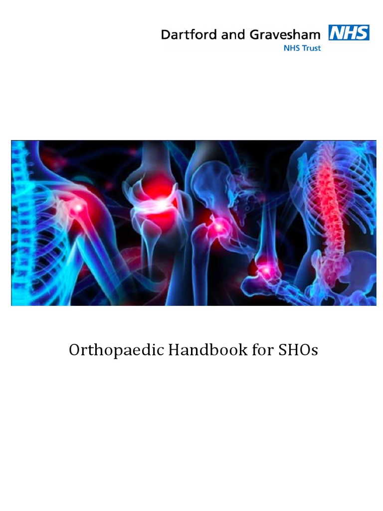 Ortho Handbook Aug 2017 PDF | PDF | Emergency Department | Orthopedic ...