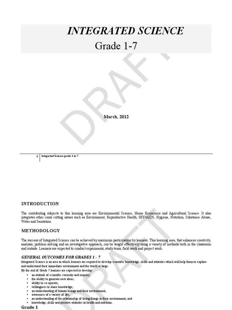 Integrated Science PDF | PDF | Plants | Learning