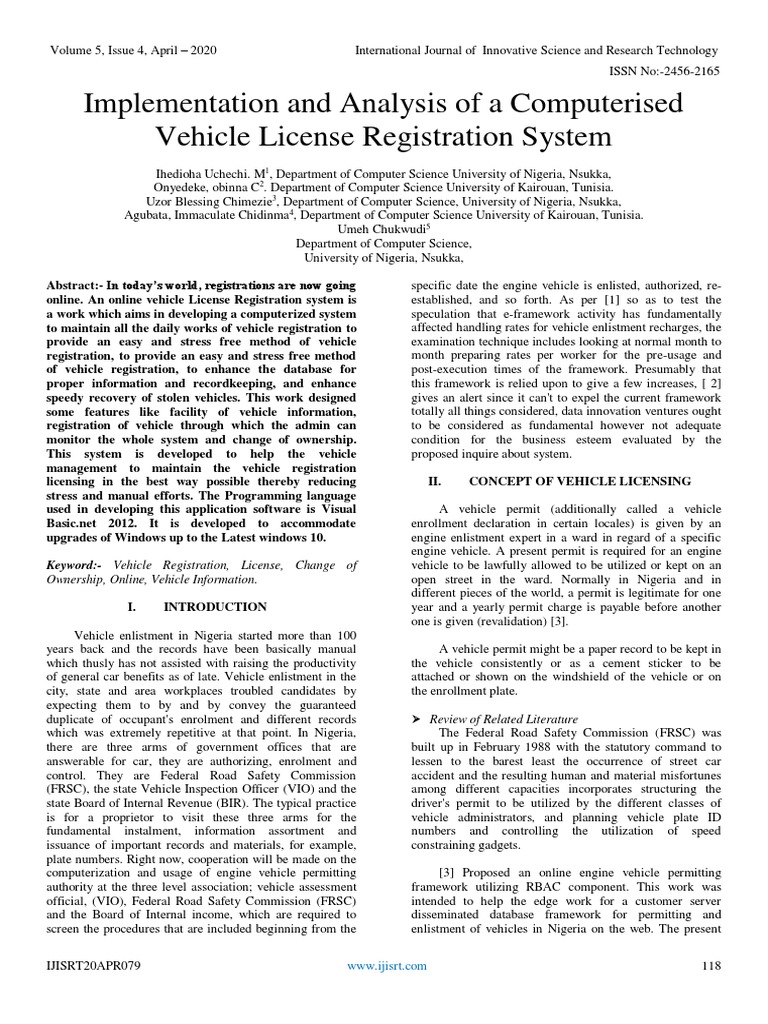 Implementation and Analysis of A Computerised | PDF | Databases | Computing