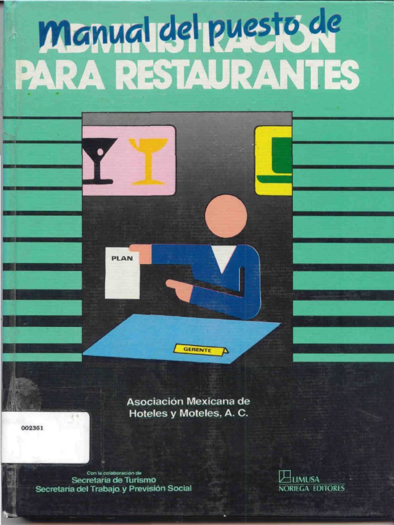 Manual De Un Restaurante Pdf Pdf Turismo Planificación