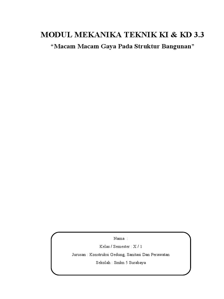 Modul Mektek KD 3.3 | PDF