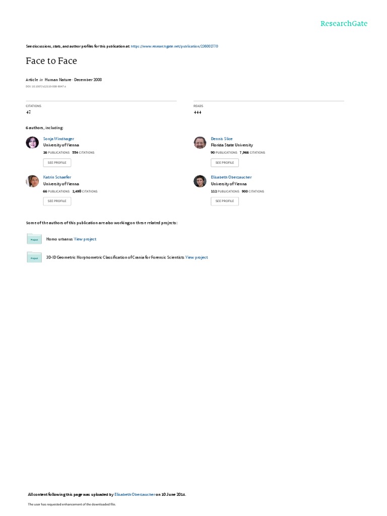 Face To Face-The Perception of Automotive Designs | PDF | Face | Perception