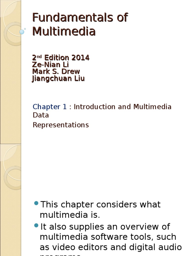 Fundamentals of Multimedia | PDF | Rendering (Computer Graphics) | 3 D ...