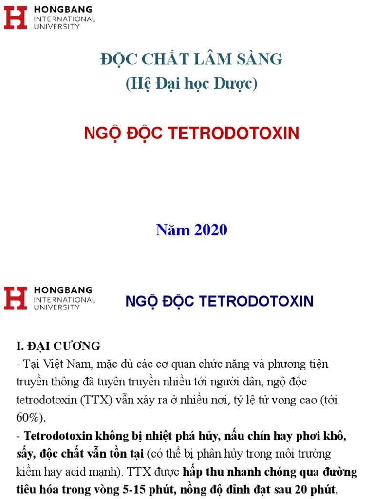 NG Đ C Tetrodotoxin | PDF