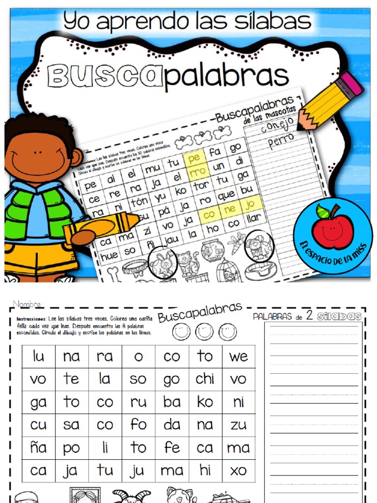 Actividades de sílabas y escritura | PDF | Estudios de idiomas extranjeros
