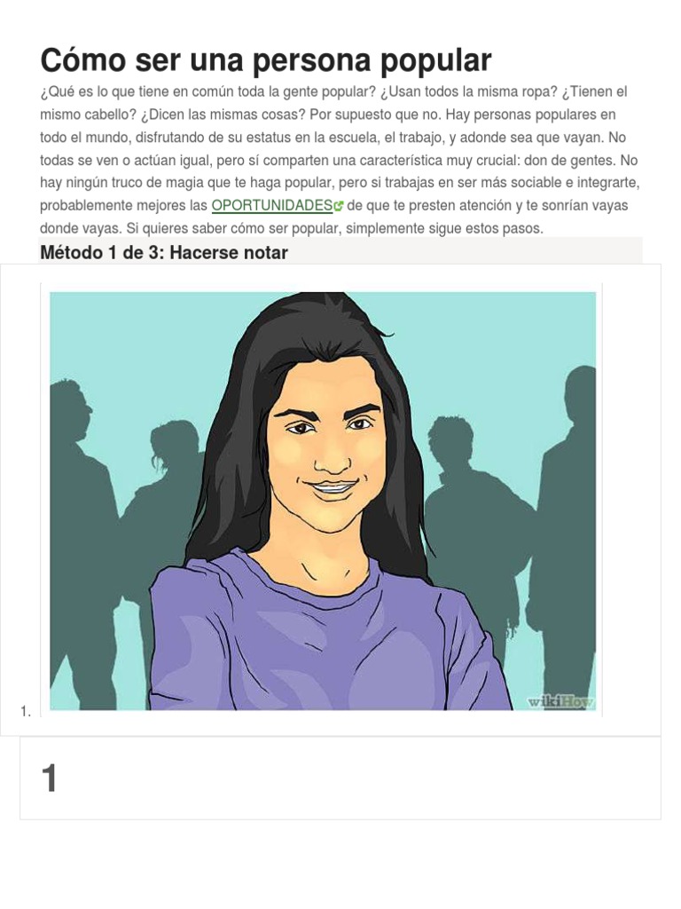 Cómo ser una persona popular: Consejos prácticos para mejorar tus ...