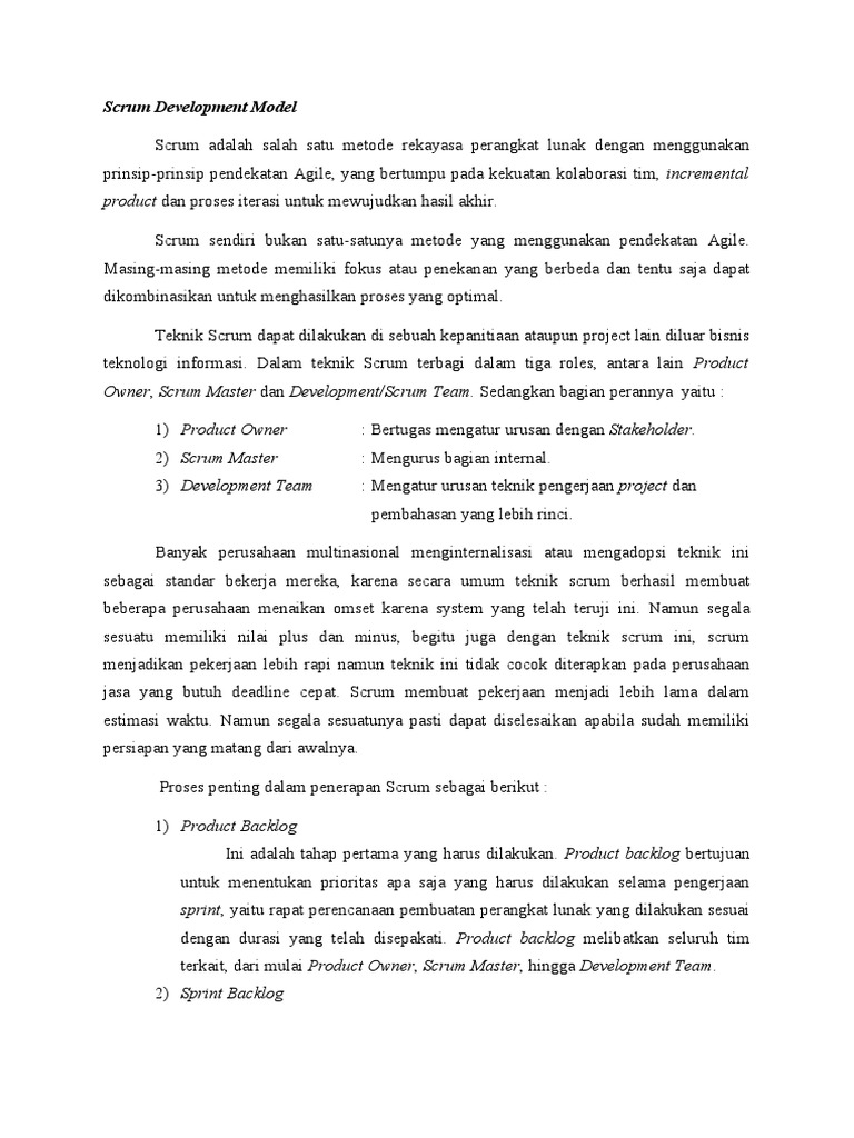 Scrum & Kanban | PDF | Komputer | Teknologi & Rekayasa