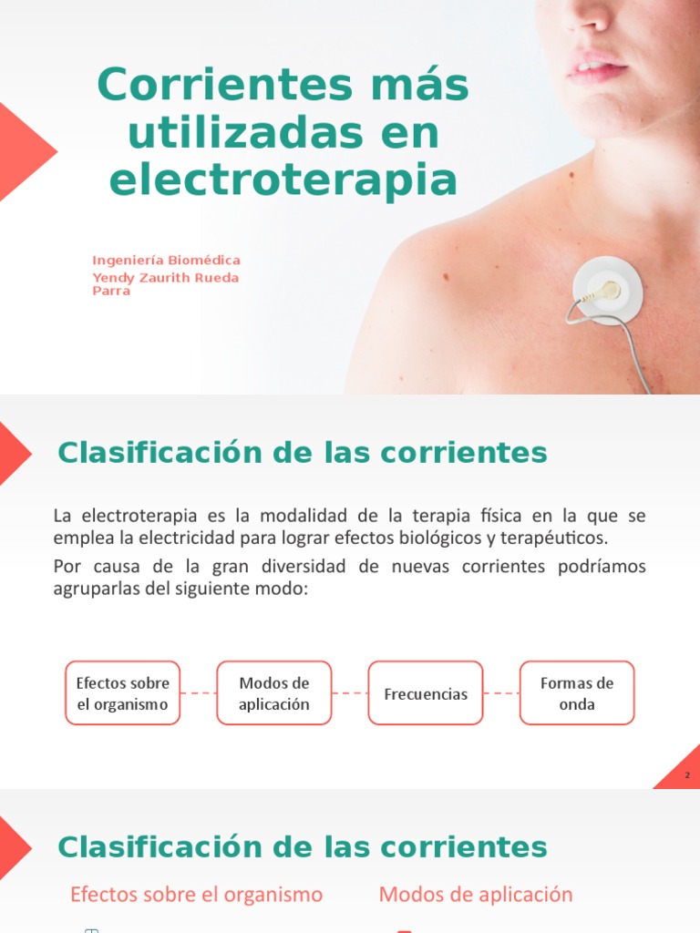 Tipos y Clasificación de Corrientes en Electroterapia | PDF ...
